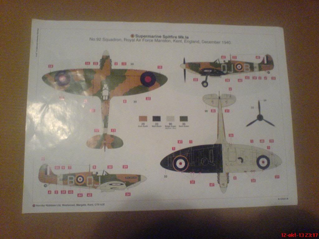 Airfix 1/24 Supermarine Spitfire Mk1a - Works in Progress - Large Scale Planes